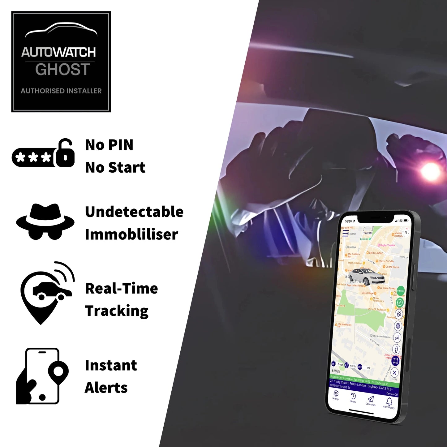 Ghost Immobiliser + Security Tracker | Trackershop UK