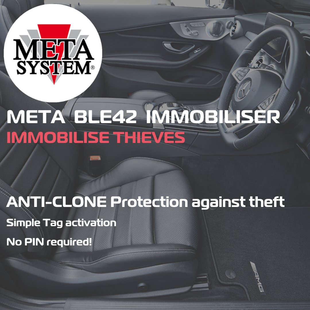 Meta BLE42 Bluetooth Vehicle Immobiliser – Trackershop
