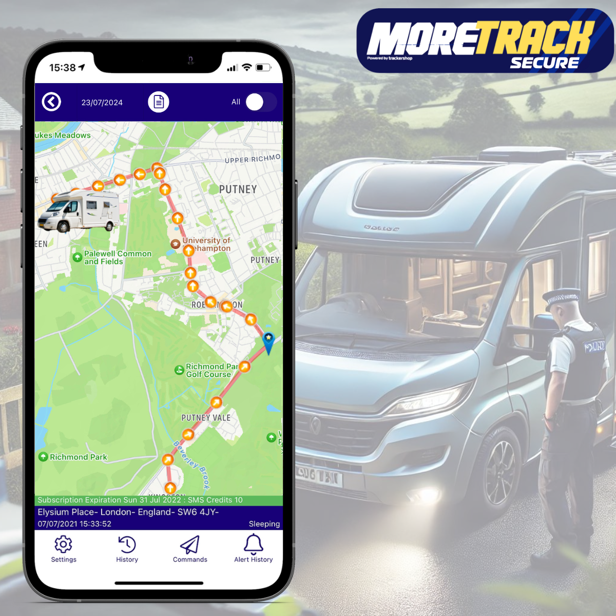 Motorhome Trackers with FREE UK Installation | Trackershop
