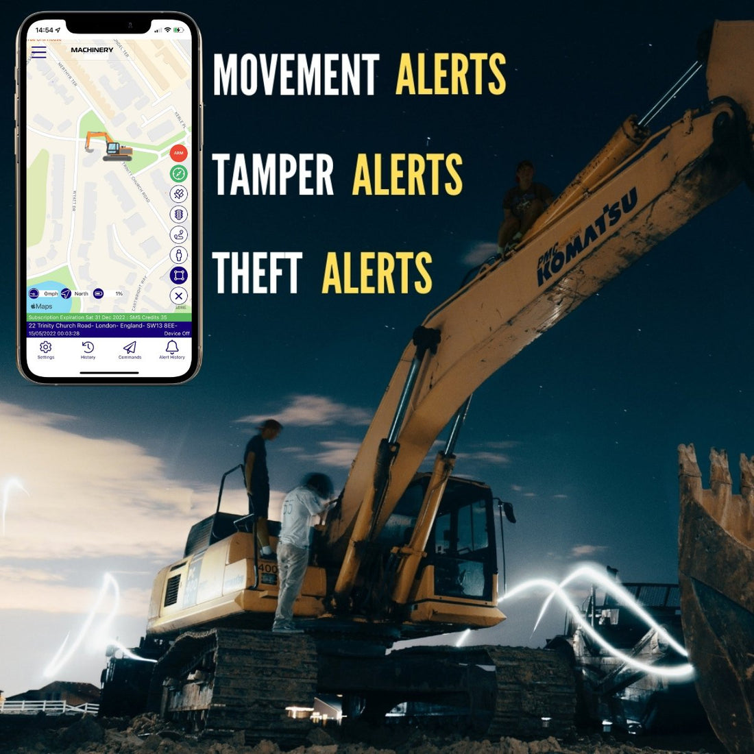 TS Plant Machinery GPS Tracker | Trackershop UK